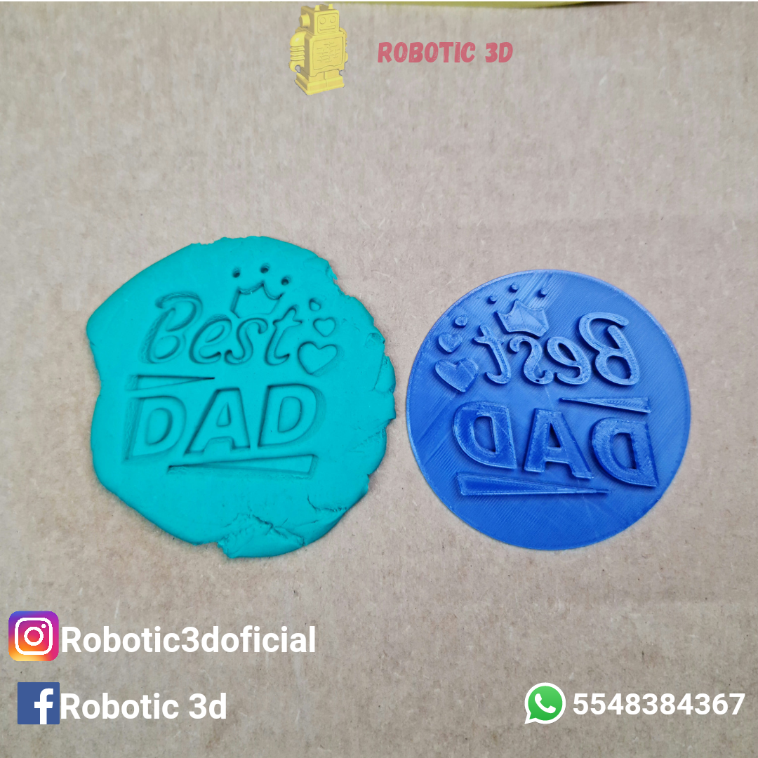 STL file BEST DAD LABEL 🏷️・3D printable design to download・Cults